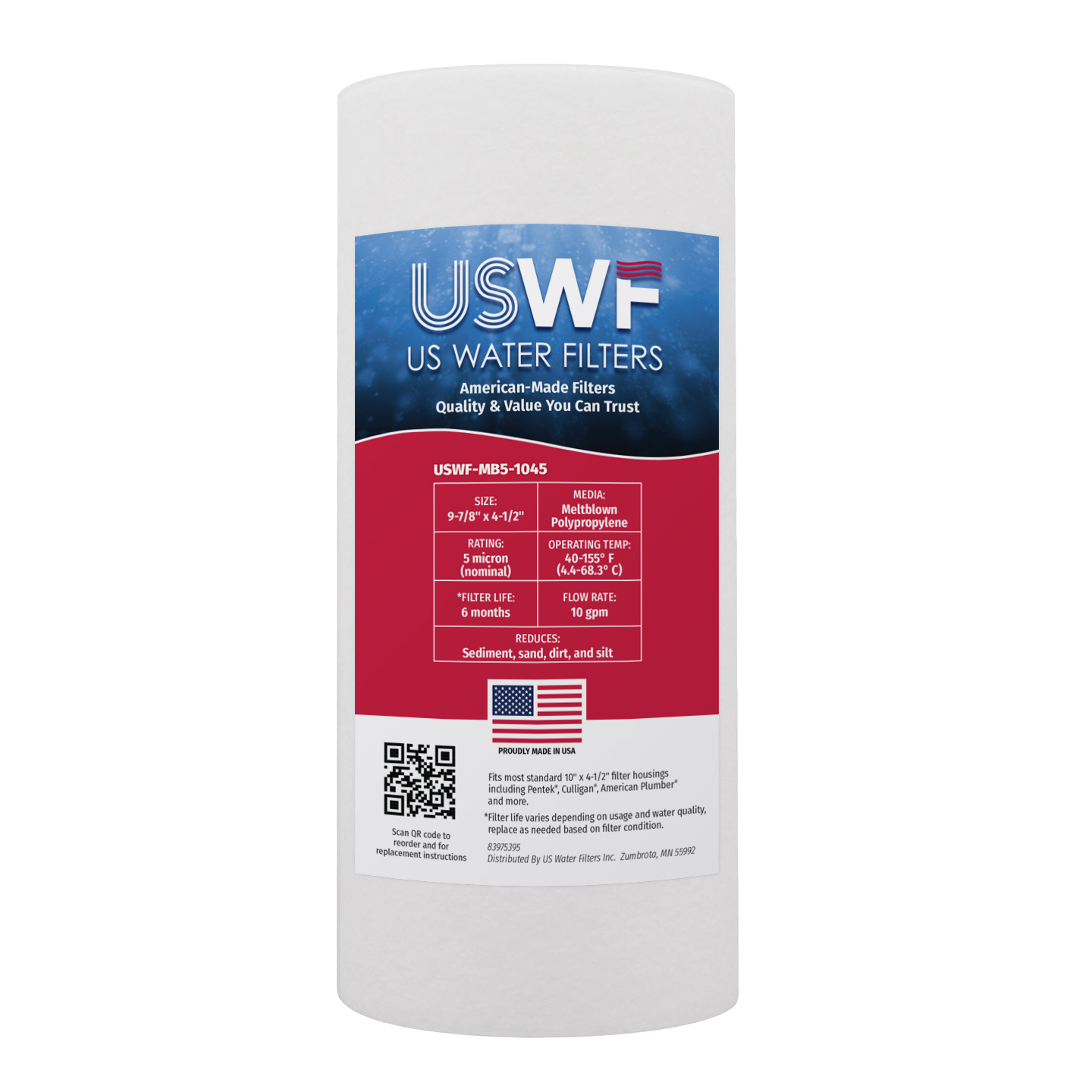 USWF Filter Set For 2-Stage PFAS (Forever Chemicals) Reduction System ...